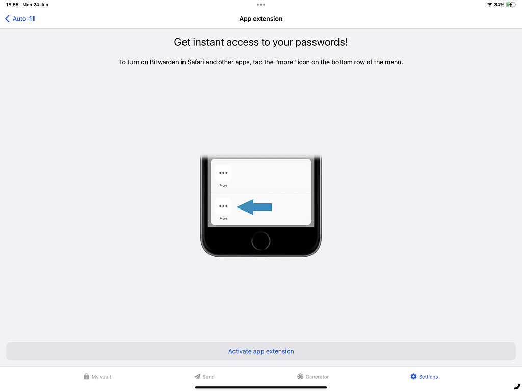 Bitwarden iOS App - Crashes when app extension is activated - Beta ... Bitwarden iOS App - Crashes when app extension is activated - Beta ...